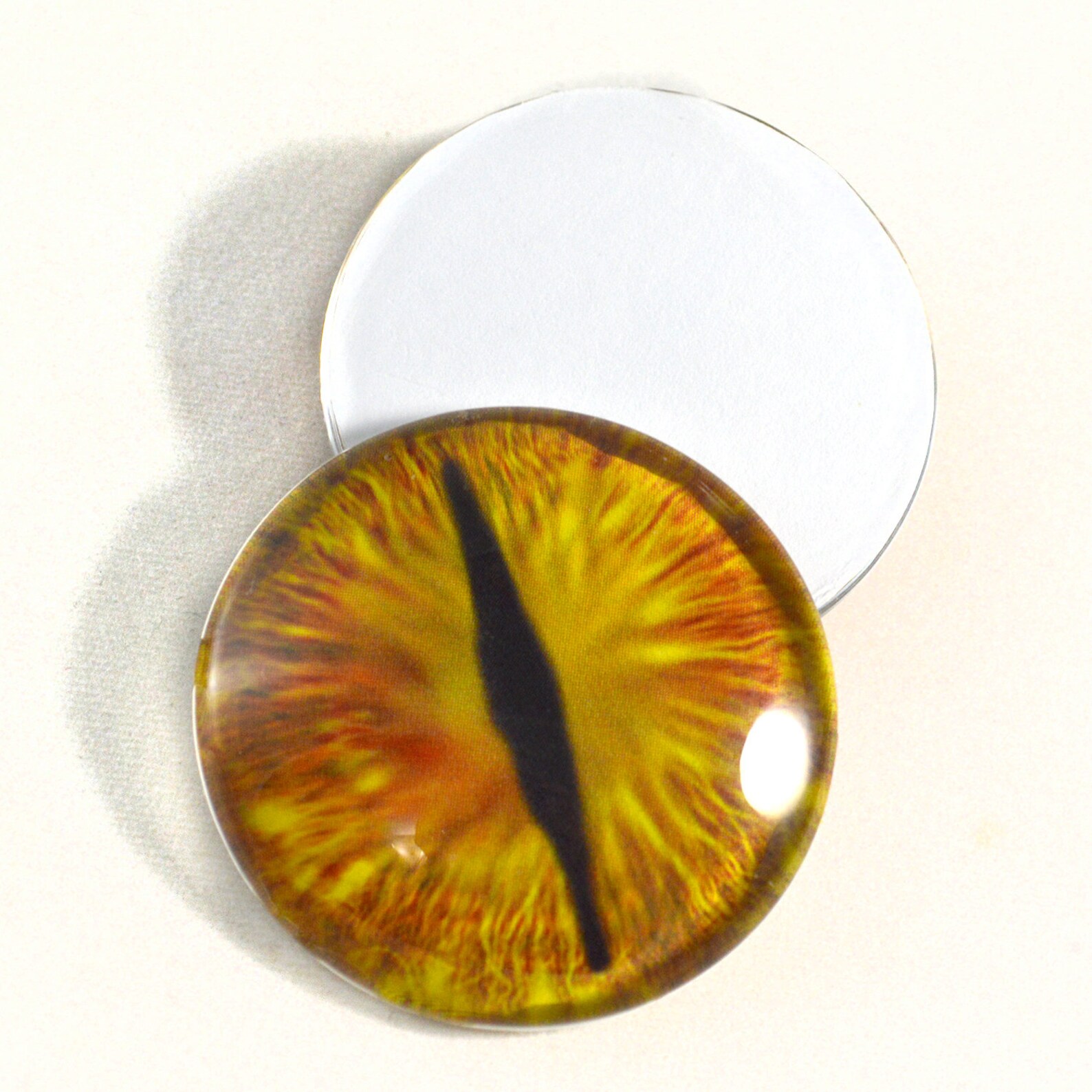 Gold Dragon Glass Eyes, 6mm to 40mm, Jewelry Making Art Dolls Taxidermy ...