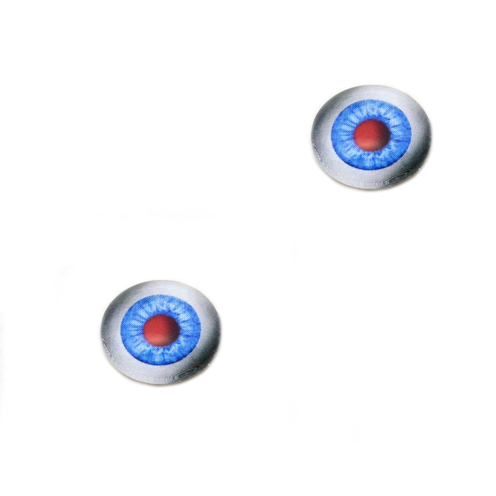 Creepy Doll Childs Play Chucky Blue and Red Glass Eyes 6mm to - Etsy UK