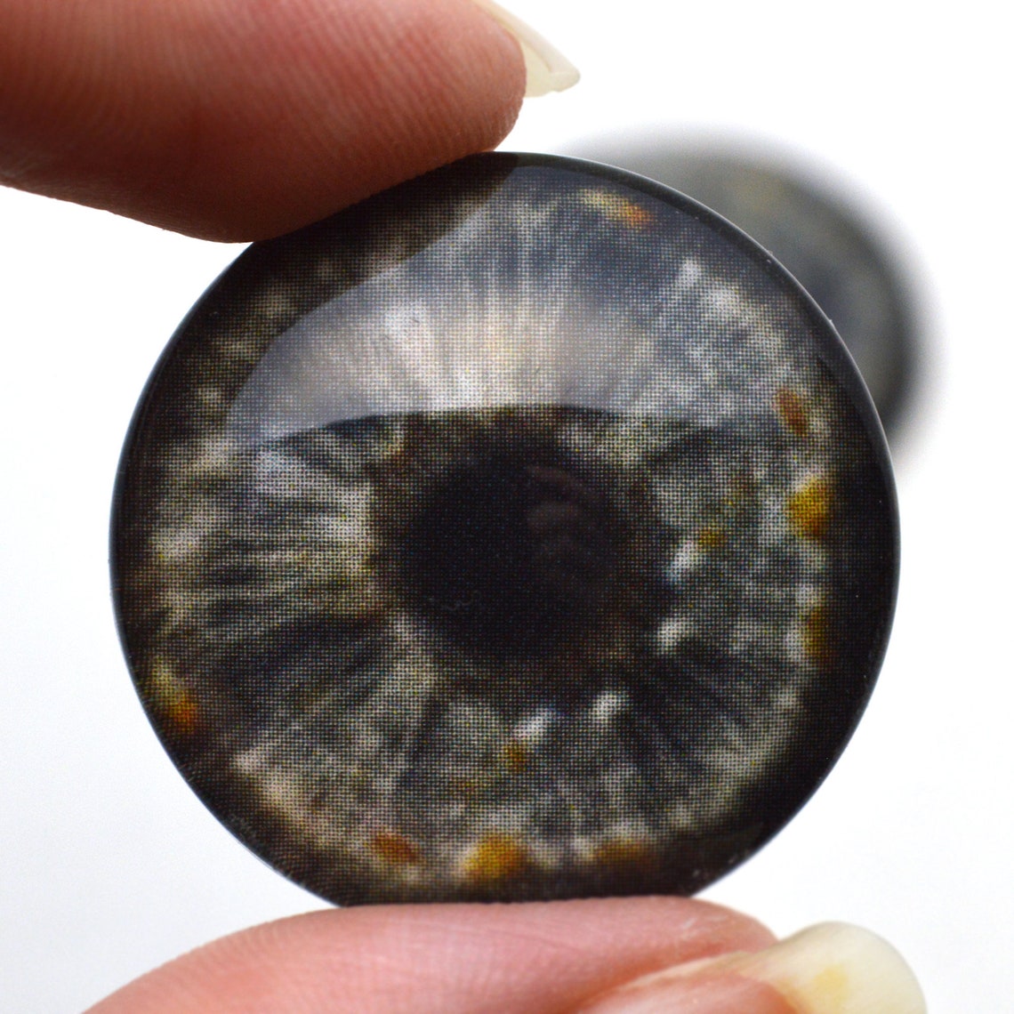 Spotted Gray Realistic Human Glass Eyes 6mm to 40mm Jewelry | Etsy