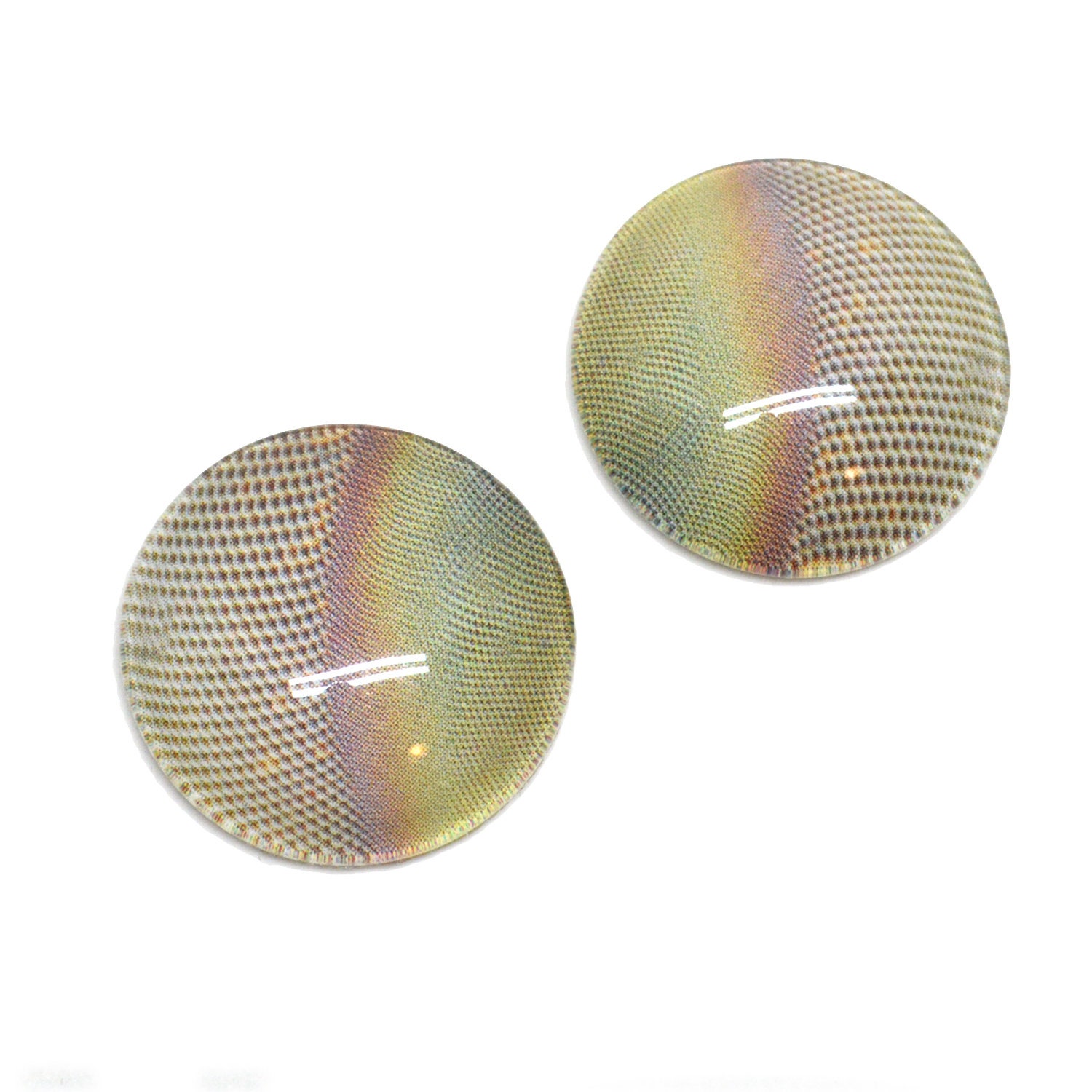 Pale Yellow Blush Fly Bug Insect Compound Glass Eyes, 6mm to 40mm ...