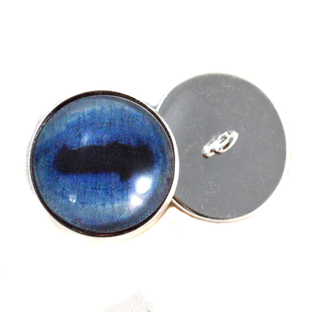 10mm - 30mm Blue Goat Realistic Animal Button Eyes Sew on Shank With ...