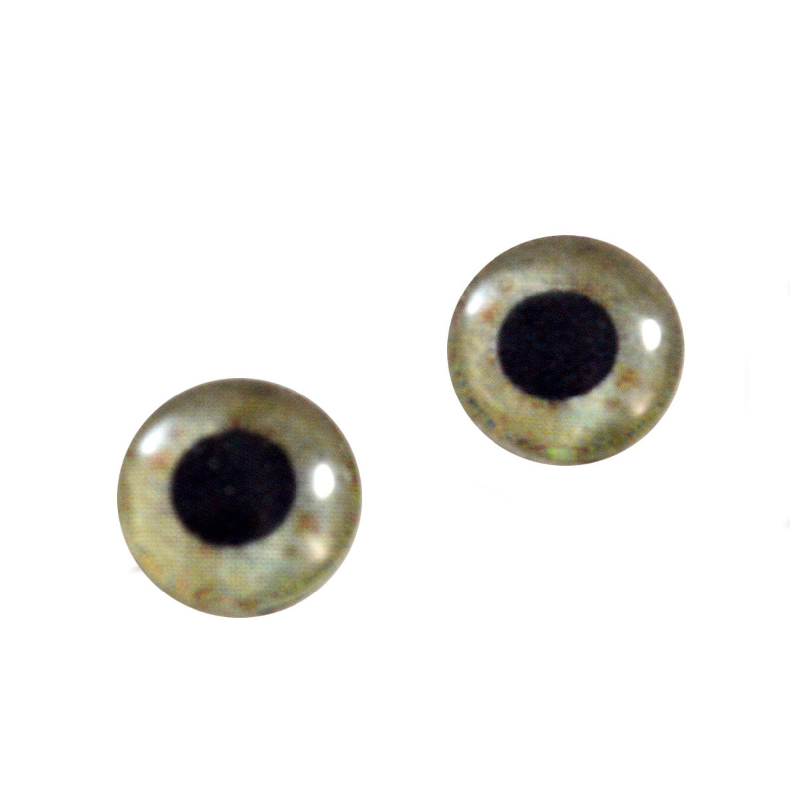 Bulk Realistic Bird Glass Eyes 12 Pairs 10mm Cabochons Animal Art Doll ...