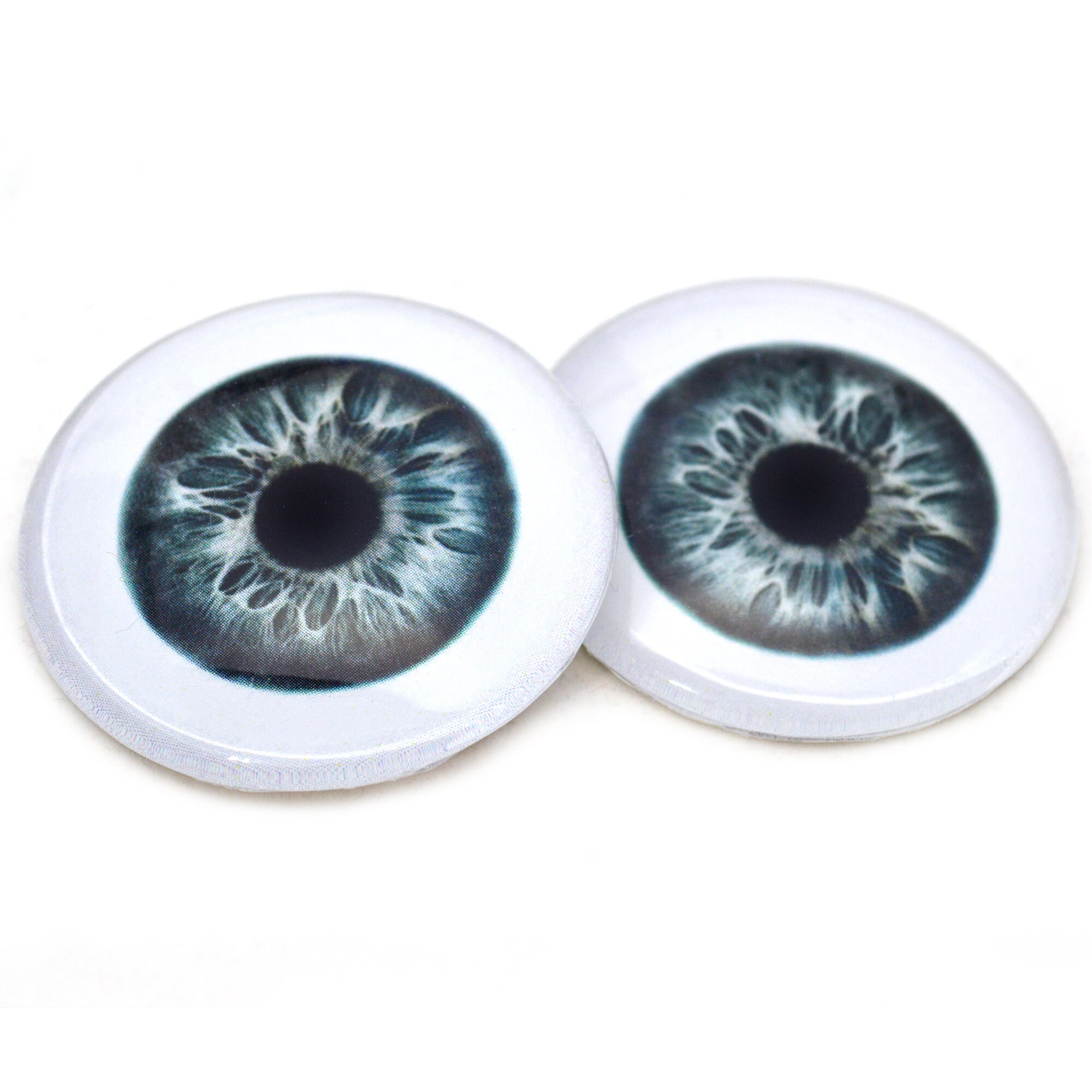 Sage Green and Blue Human Glass Eyes With White Sclera 6mm to 78mm ...