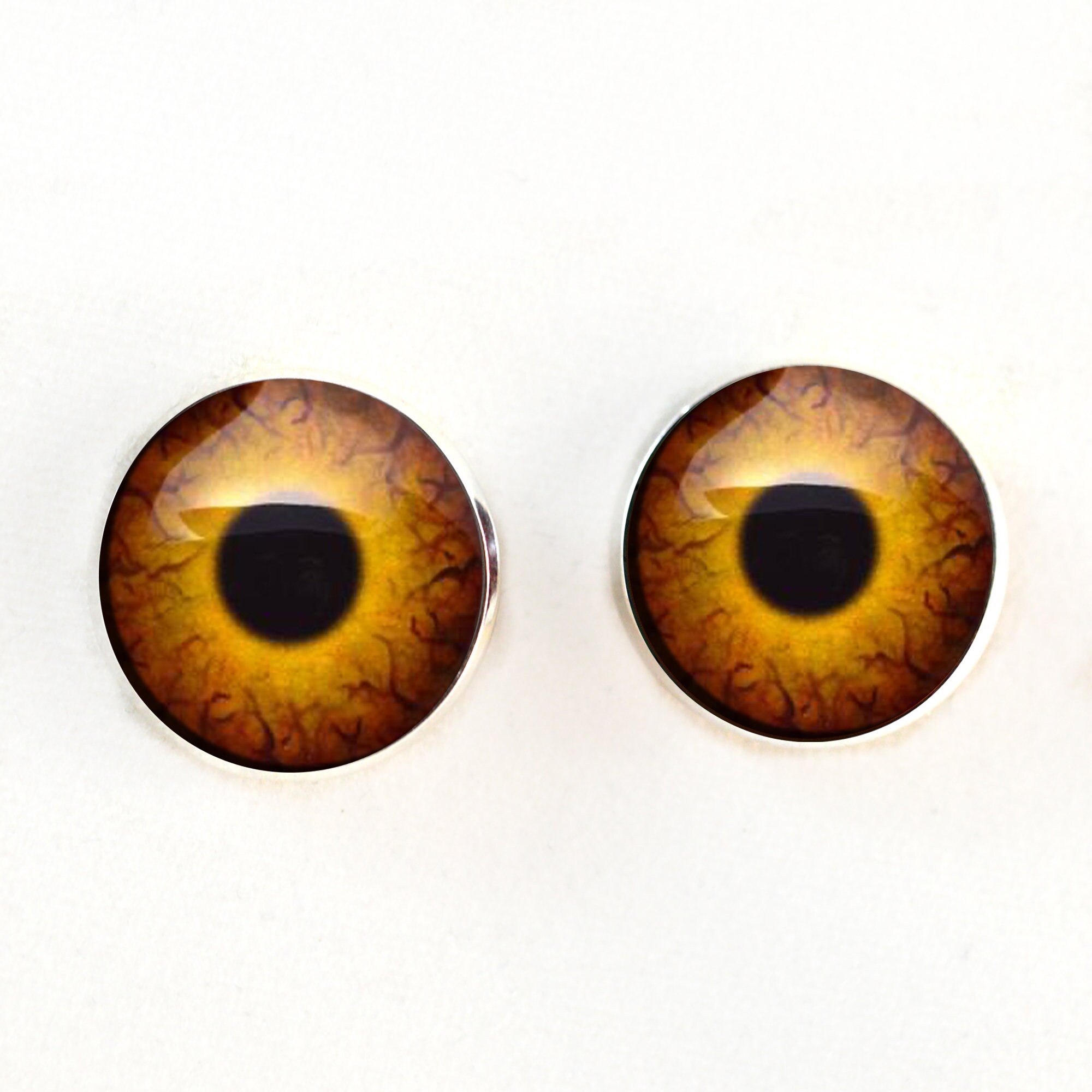 10mm - 30mm Round Dinosaur Button Eyes Sew on Shank Loops Stuffed ...