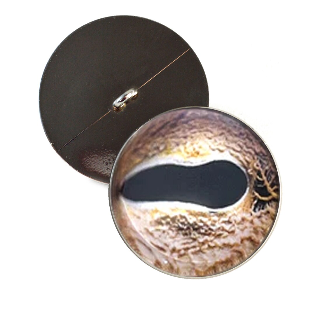 10mm - 30mm Asian Whip Snake Inspired Button Eyes Sew-on Shank With ...