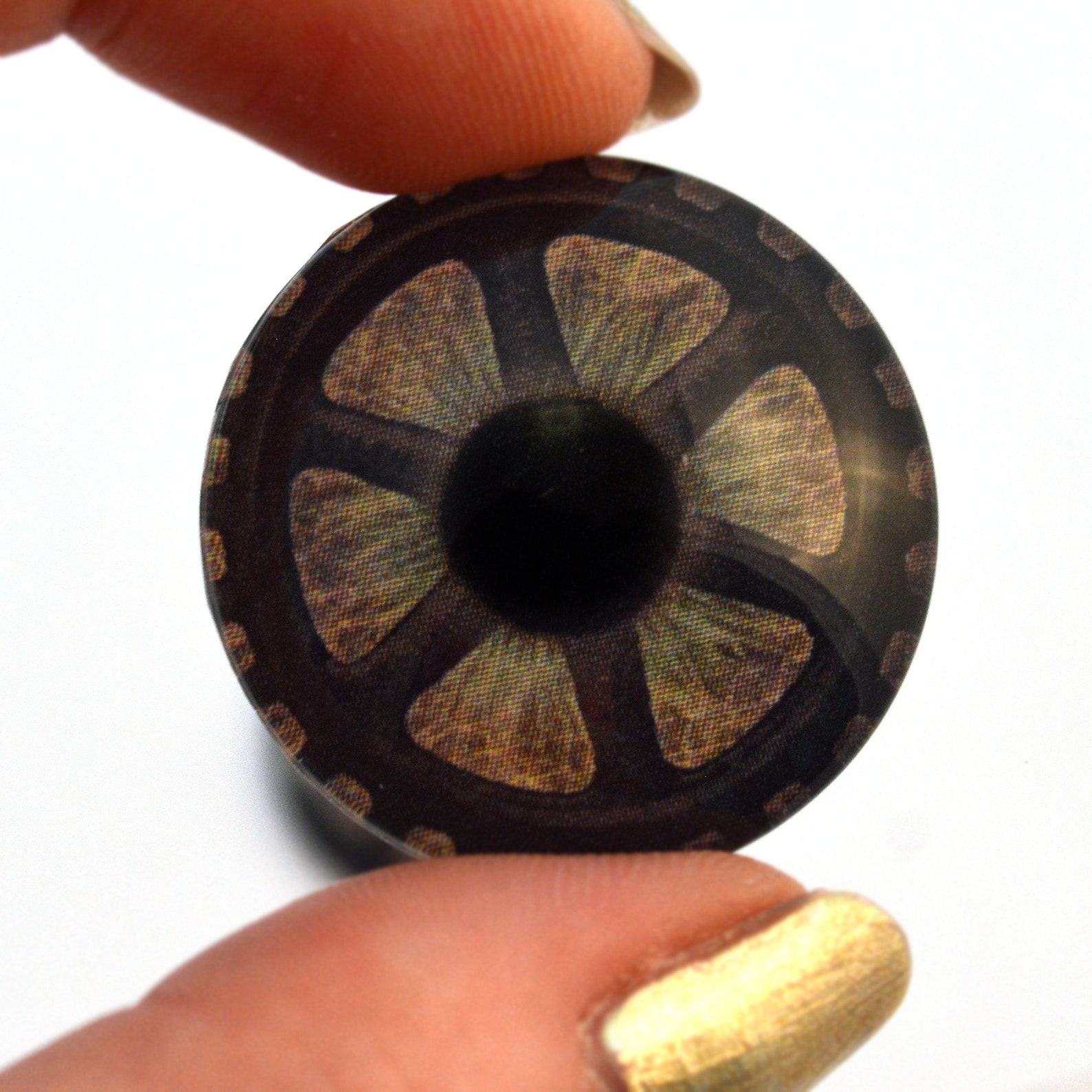 Iron Gear Steampunk Nautical Glass Eyes 6mm to 40mm Jewelry Supply Art ...