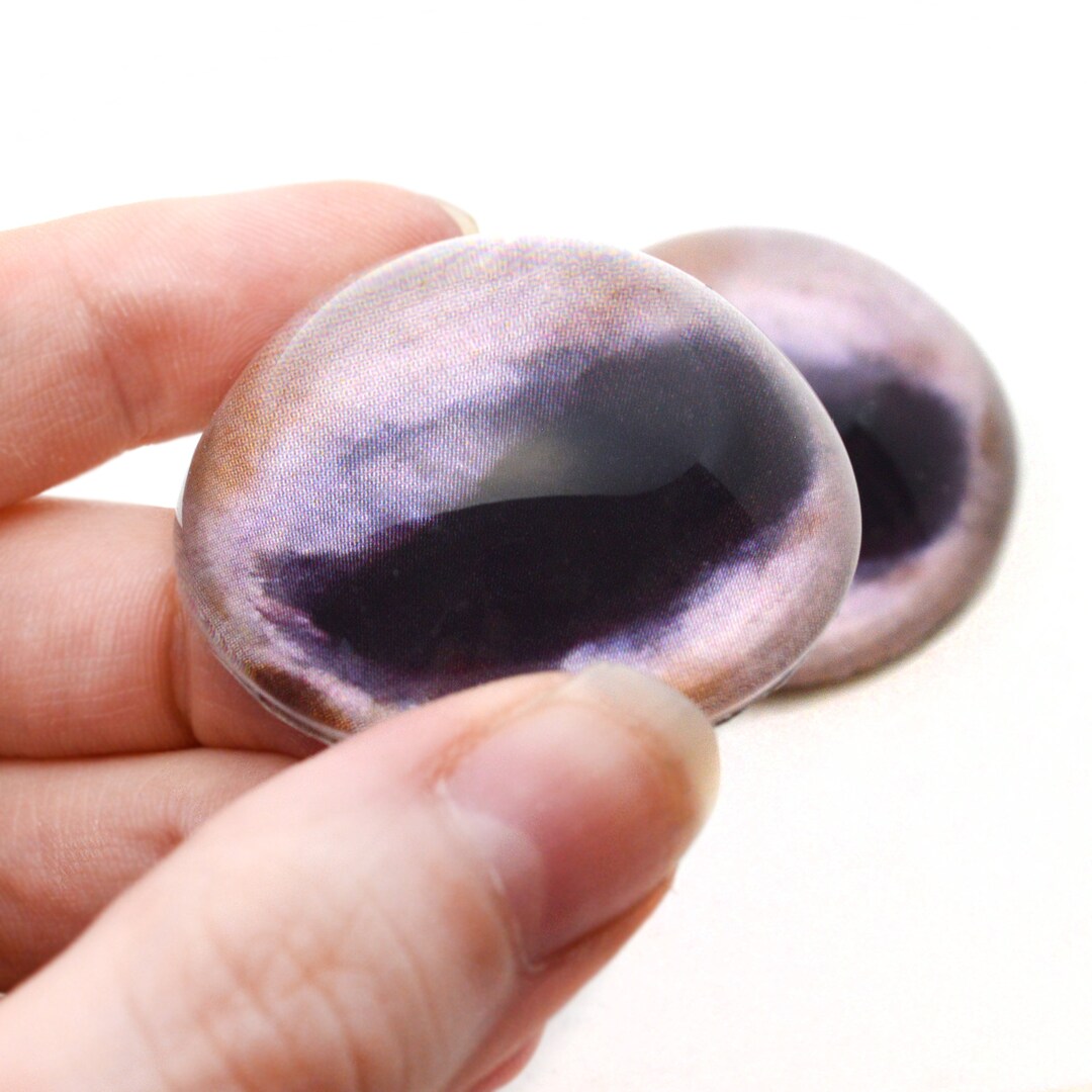 High Dome Realistic Albino Horse Half Sphere Glass Eyes | Animal Art ...