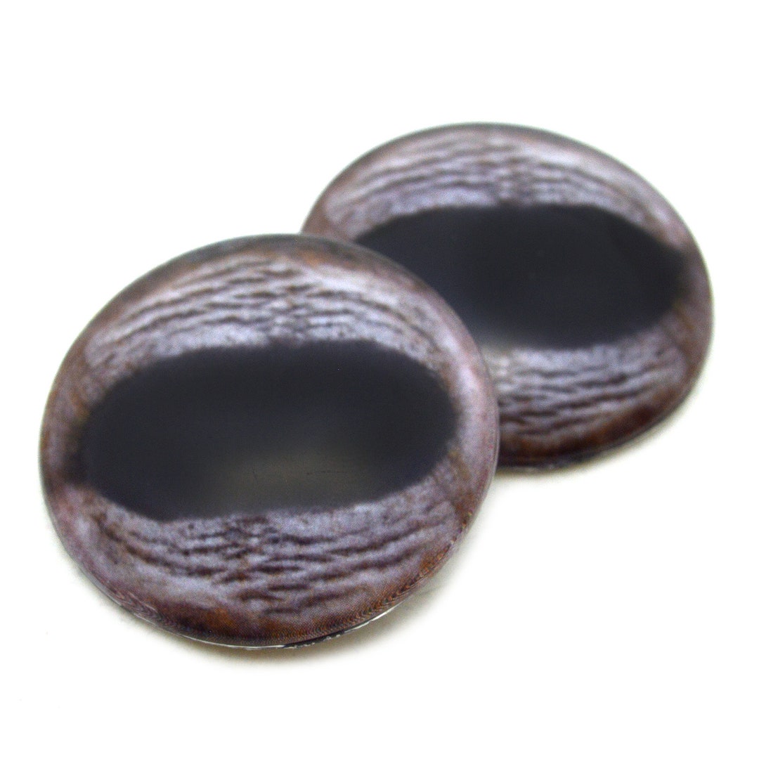 Light Realistic Deer Glass Animal Eyes Beige 6mm - 60mm Jewelry Making ...