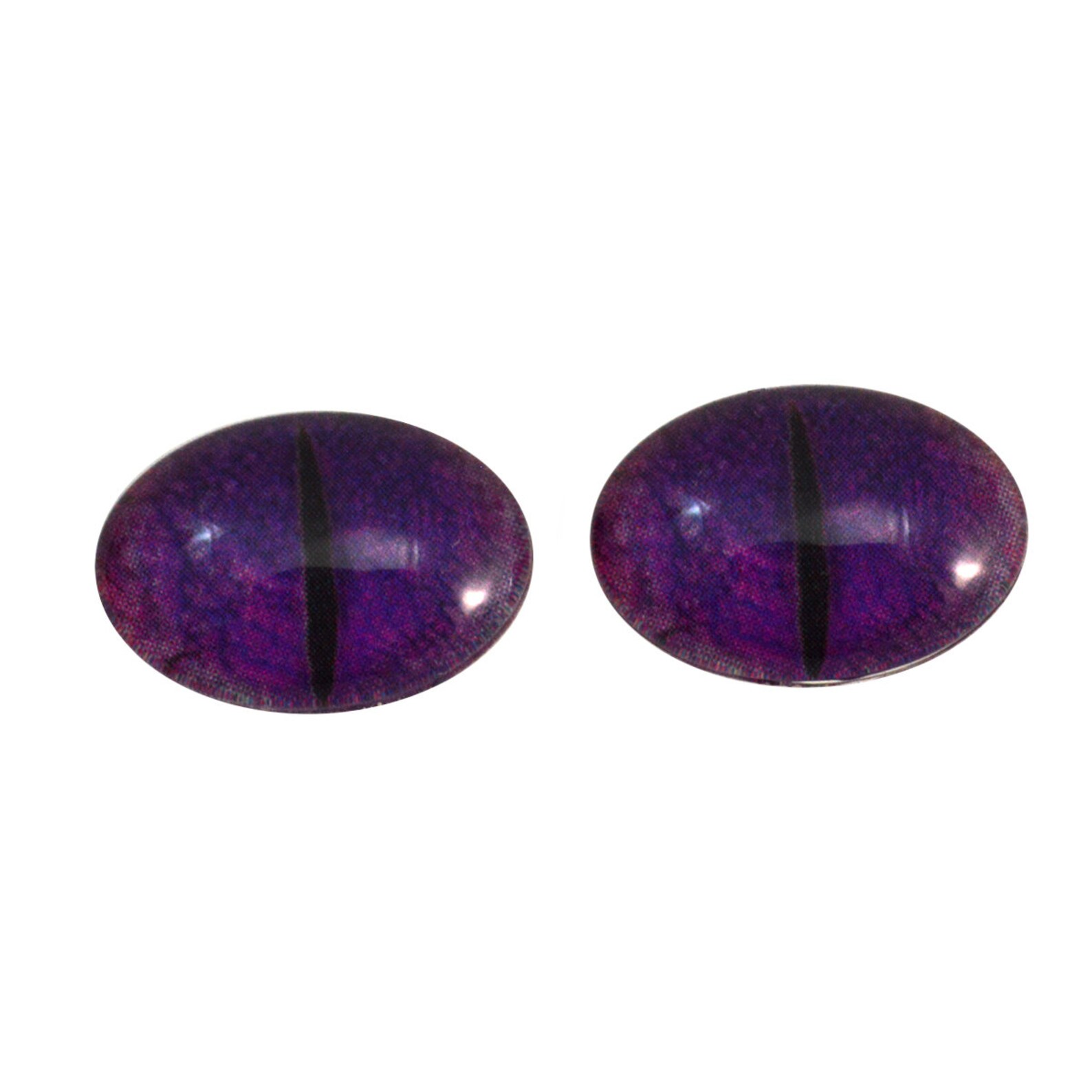 Purple Dragon Oval Glass Eyes Choose Your Size: 13mm X 18mm - Etsy