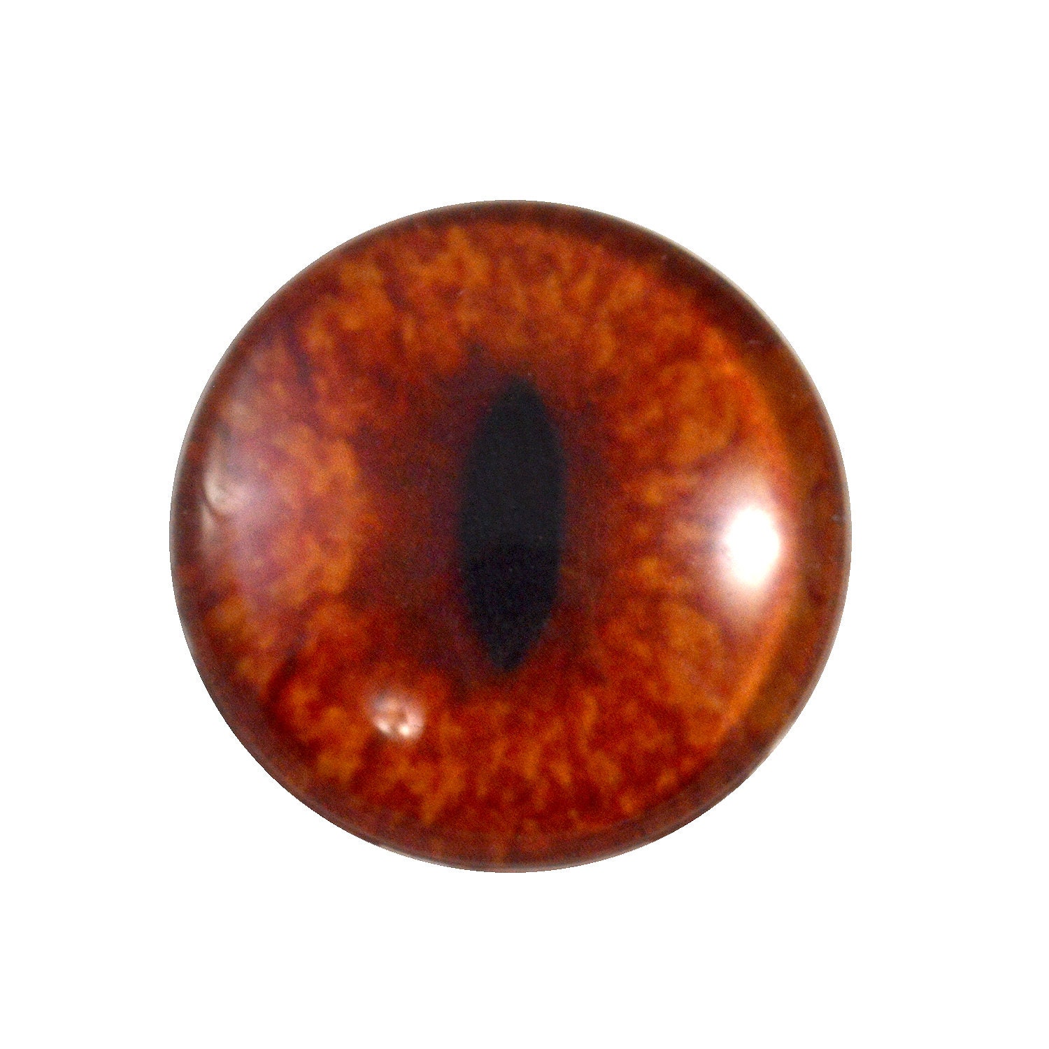 Red Fox Glass Animal Eyes 6mm to 40mm Jewelry Making Art Doll - Etsy