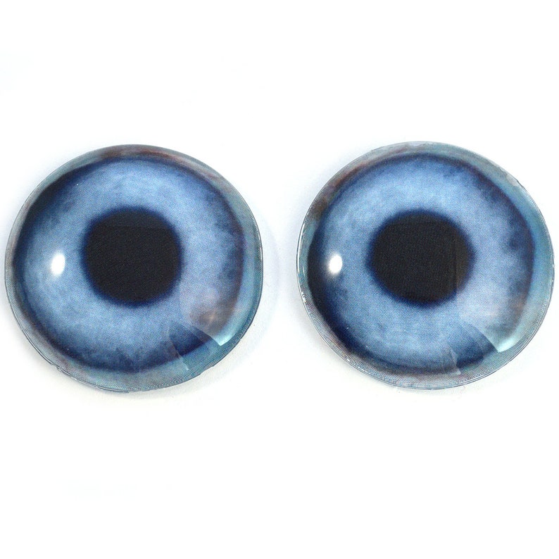 Blue Dog Flatback Glass Cabochon Animal Eyes 6mm to 78mm - Etsy