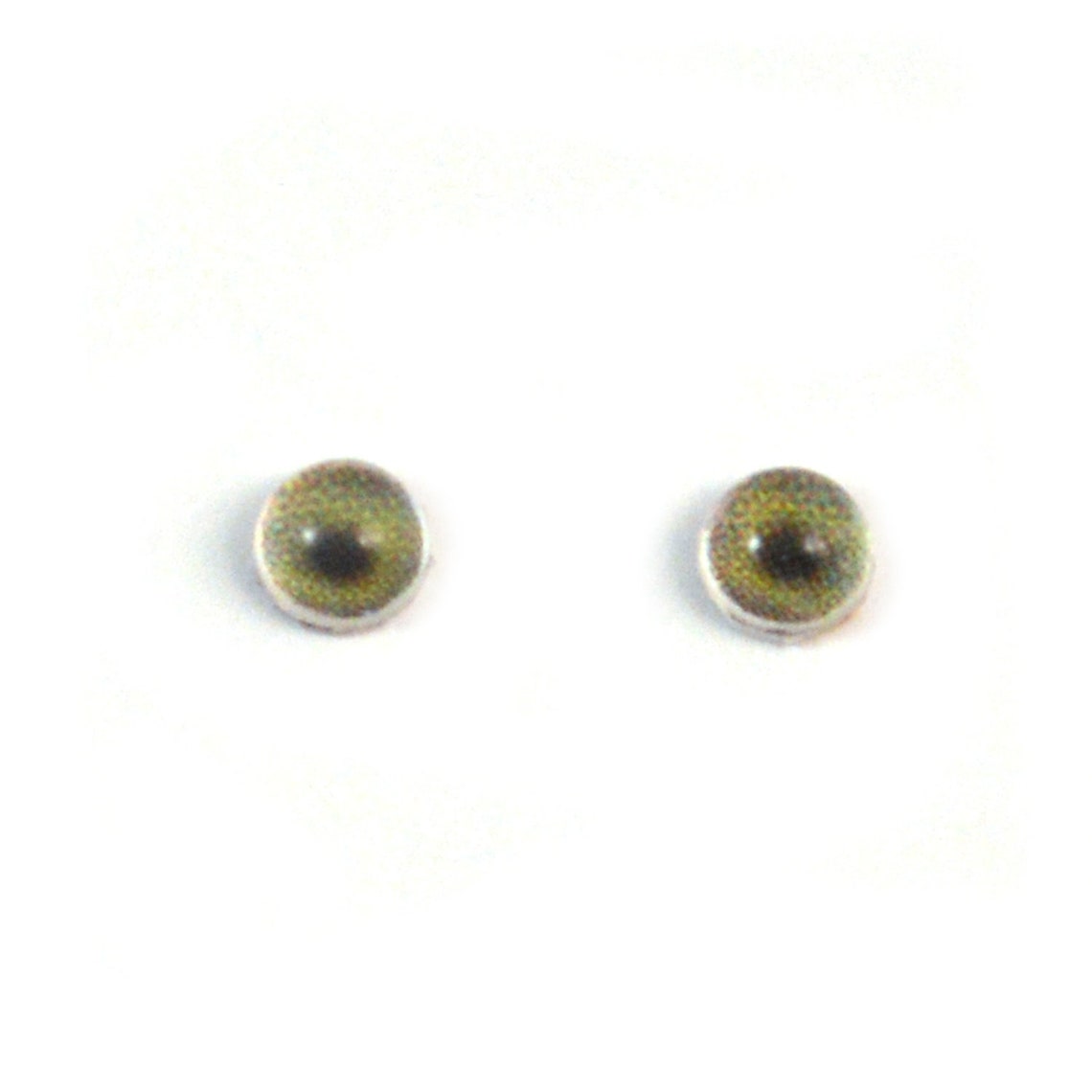 4mm Super Tiny Olive Green Doll Human Small Glass Eyes With Whites ...