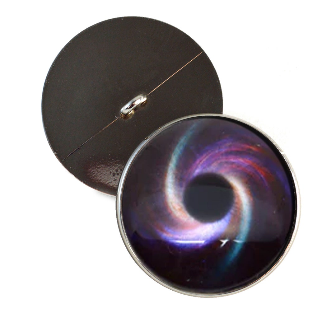 10mm - 30mm Rainbow Spiral Galaxy Button Eyes Sew-on Shanks With Loops ...