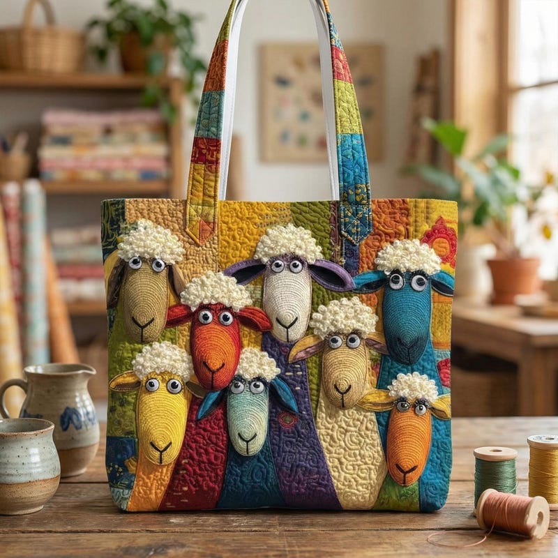 Sheep Quilted Bags - Etsy