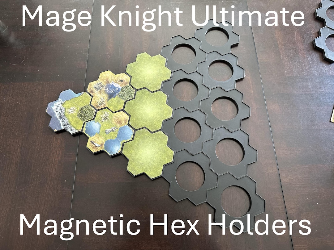 Mage Knight Embedded Magnetic Hex Holders - Etsy