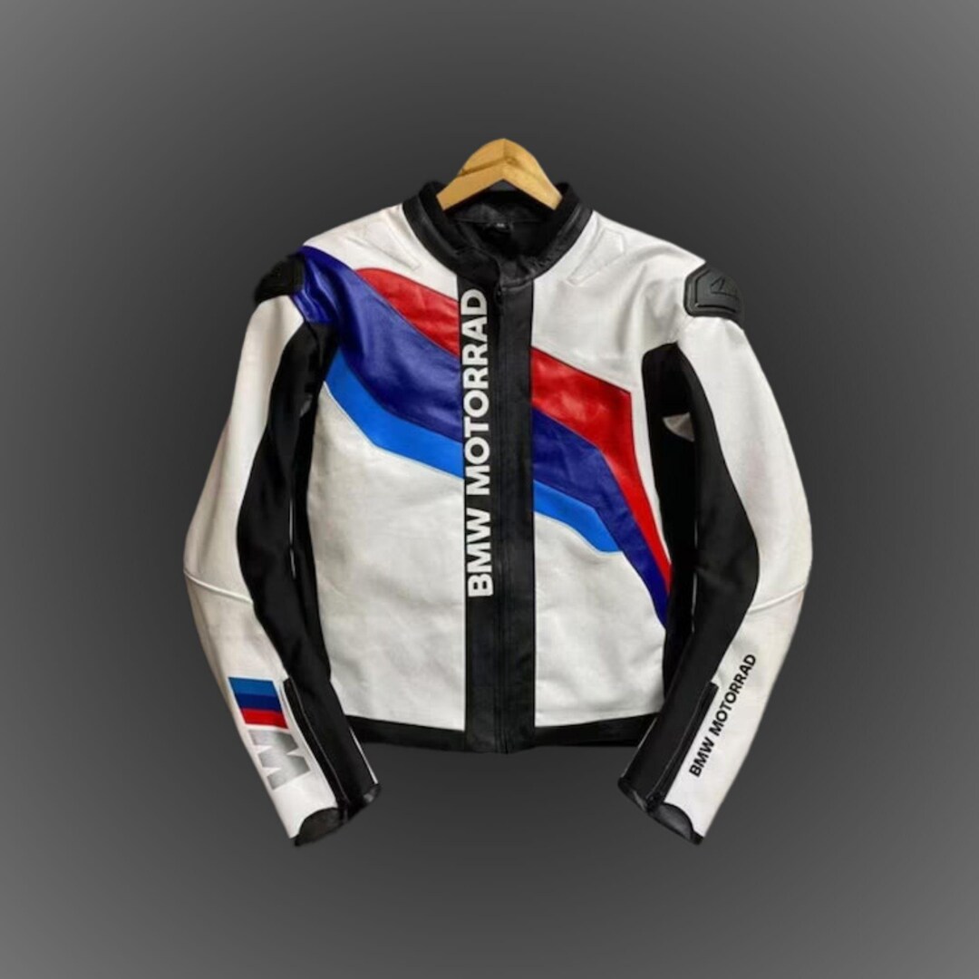 BMW Motorrad Leather Jacket | Racing Motorcycle Jacket Men | Genuine ...
