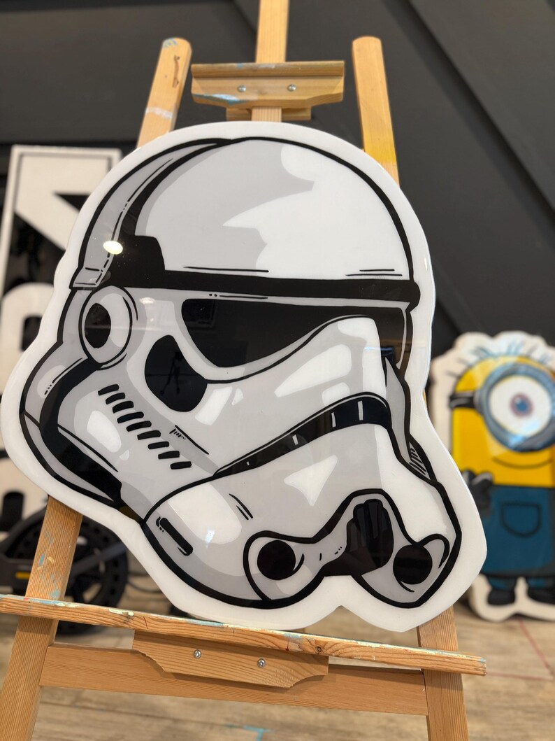 Custom Stormtrooper Wall Art – Handcrafted & Gloss Finish! - Etsy