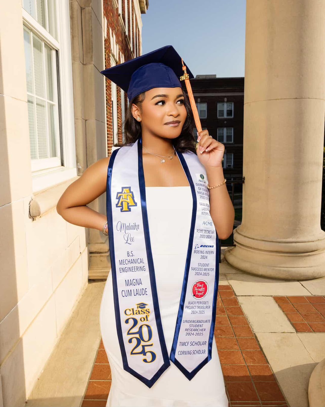 Custom Graduation Stole - Vinyl - Etsy