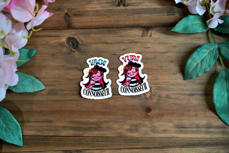 Yaoi Connoisseur / Yuri Connoisseur Sticker - Etsy
