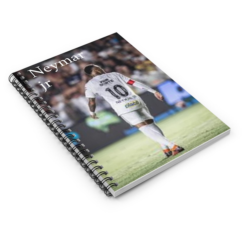 Neymar Jr. Sports Spiral Notebook - Perfect for Fans, Gift for Athletes ...