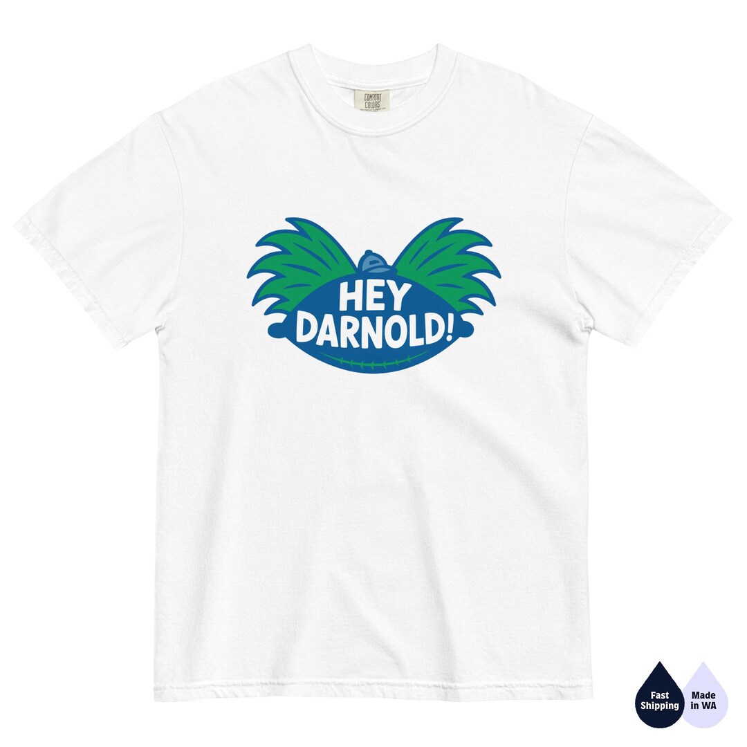Hey Darnold! T-shirt | Playoff Drop 1 | Seattle Football X '90s ...