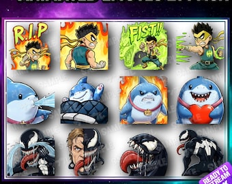 21 M. Rivals Animated Emotes Pack | Emotes for Twitch, Kickboxing ...