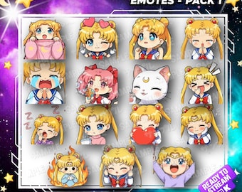 Sailor 15 Animated Emotes - Pack 1 | Emotes for Twitch, Discord, and ...