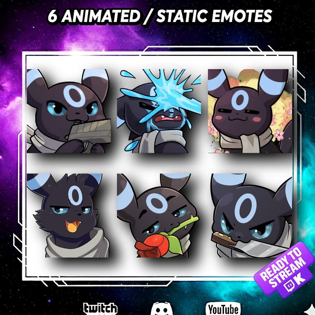 Um - Breon – 6 Poké Emotes (3 Animated + 3 Static) | Twitch, Discord ...