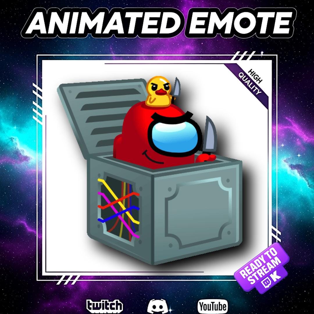 Animated Emote "sus" (impostor) | Twitch Emotes and Alerts | Funny GIF ...