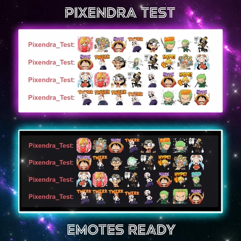 14 One Piece Animated Emotes Pack | Luffy, Zoro, Nami, and More Emotes ...