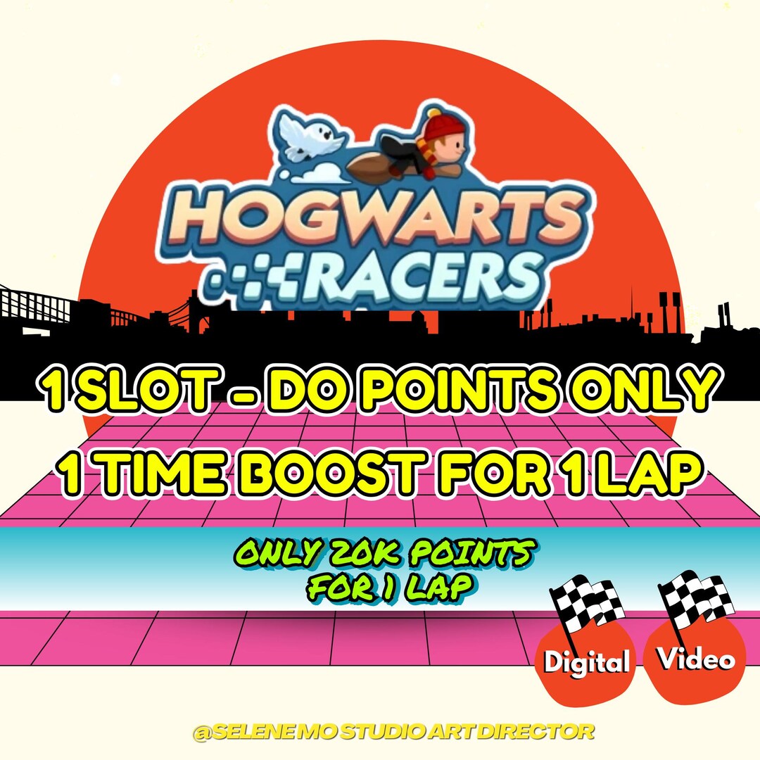 Monopoly Go Hogwarts Racers: 20k Points for 1 Lap Only (digital) - Etsy