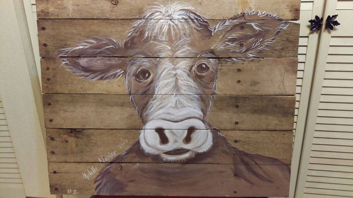 Animal Painting on Pallet Wood - Etsy