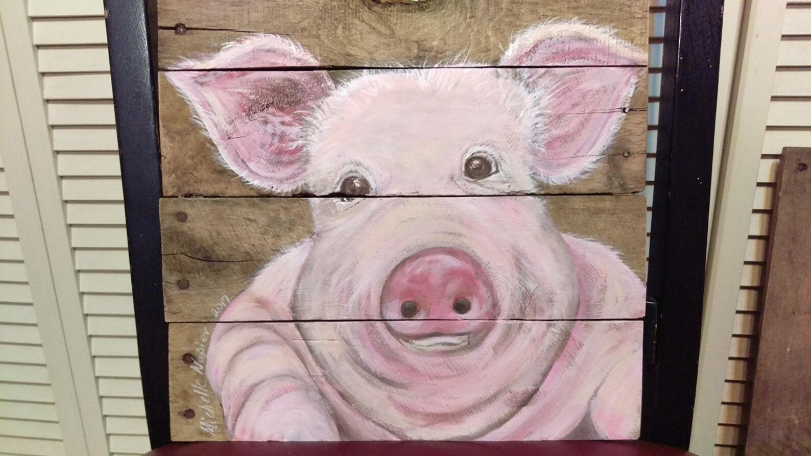 Animal Painting on Pallet Wood - Etsy