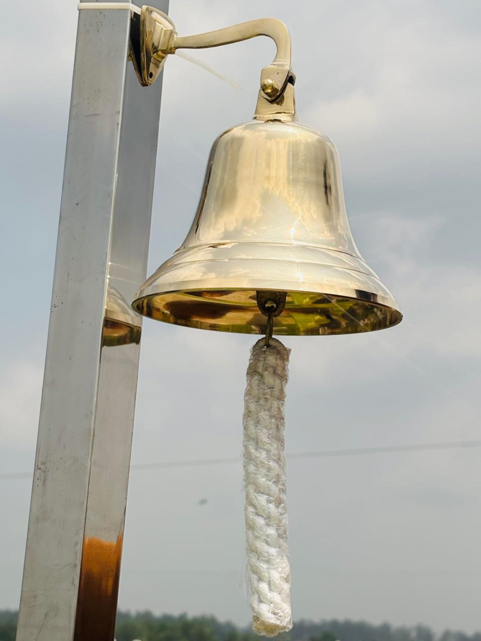 Personalized Brass Wall Bell – Engraved Nautical Decor, Wedding Gift - Etsy
