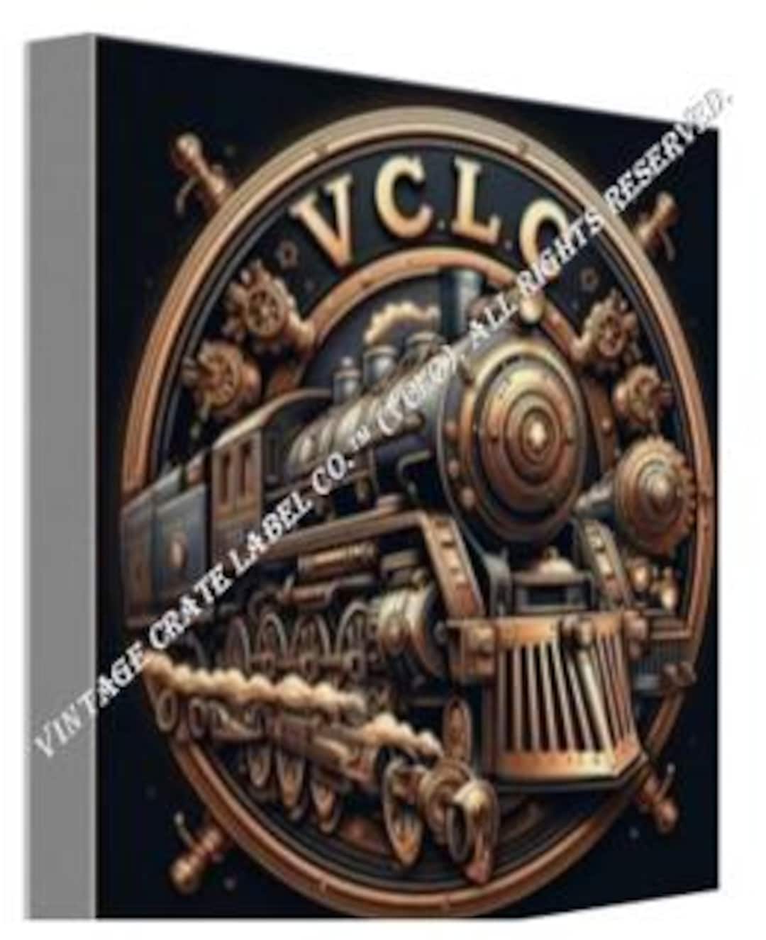 Vintage Crate Label Co.™ (VCLC) Canvas 20x20 Cm / 8x8″ - Etsy