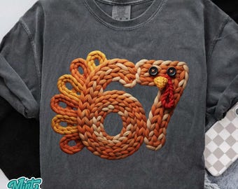 Knitted Turkey Meme PNG | Funny Thanksgiving Fall Graphic (digital ...