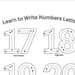 Learn to Write Numbers 1 to 20 | Printable 3 Sheets - Etsy