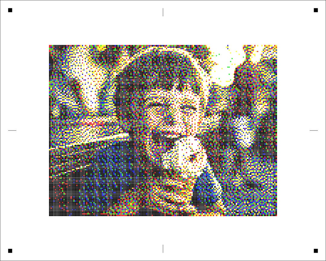 3D Pointillism Coloring Craft Kit From Your Photo - HIGH RES - Etsy UK