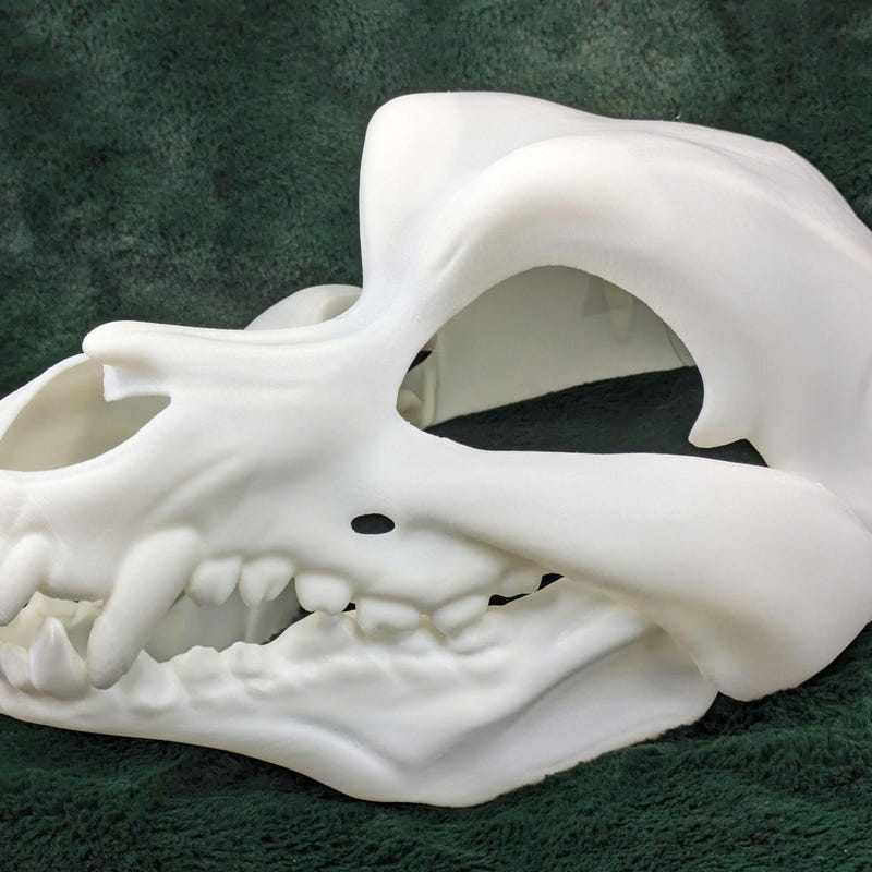 Skull Dog Mask - Etsy