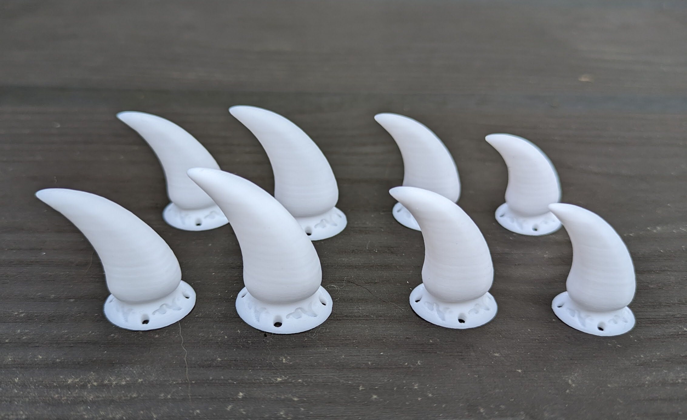 Fursuit Claw Set X 8 Black or White With Sewing Holes and - Etsy UK