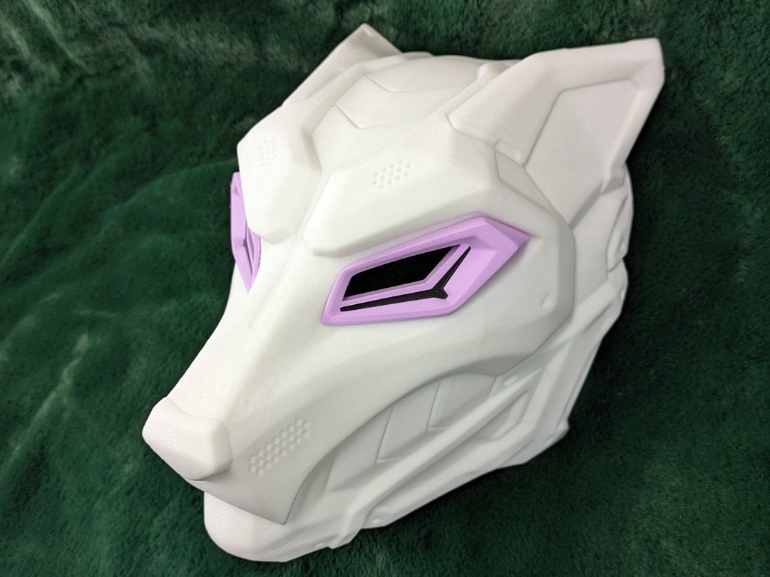 Custom Neo Wolf Cyber Wolf Mask 3D Printed Kit Choose Colours - Etsy ...