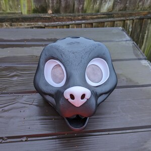 Toony Fox, Canine - 3D Printed Fursuit Head Blank - Complete Headbase ...