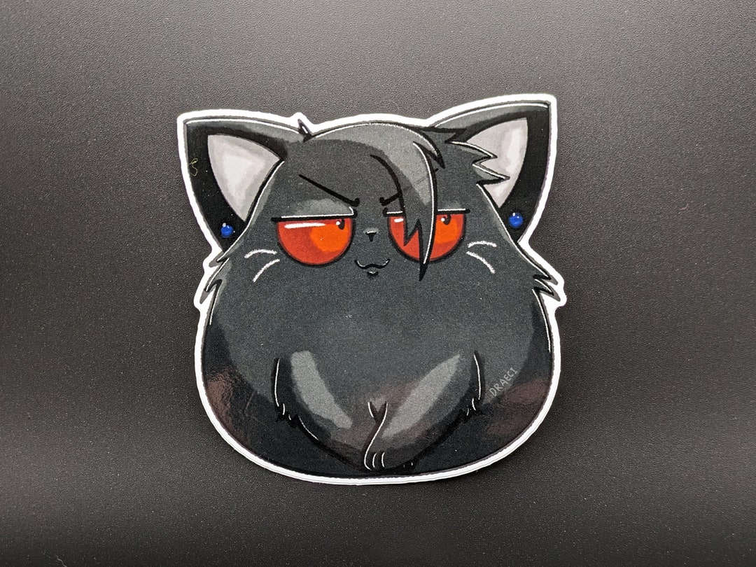 XL Gloss Vinyl Sticker: Geto Cat / Geto Suguru - 4 Inch - Jujutsu ...