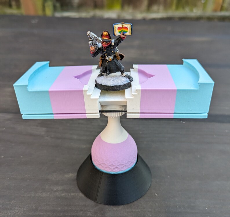 Wargaming Miniature Painting Handle and Stand Trans Pride - Etsy