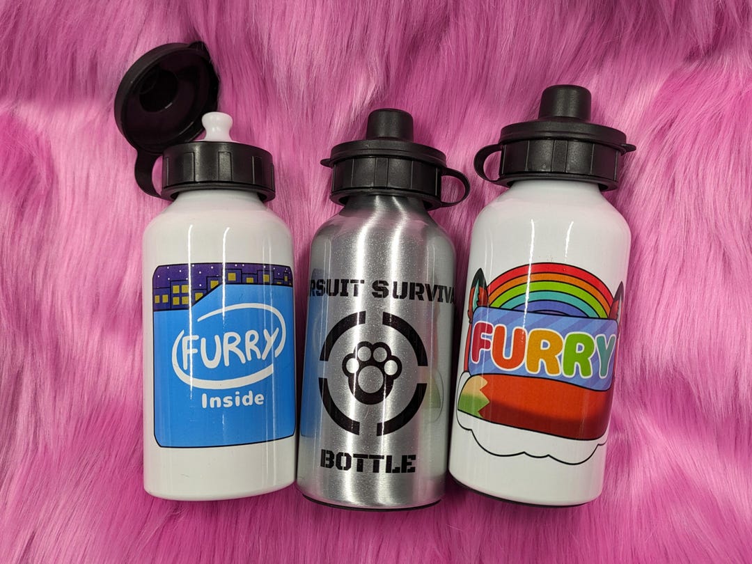 Fursuit Survival / Furry Inside Water Bottle - Etsy