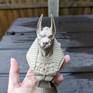 Anubis Jackal 3D Print Ancient Egyptian Bust - Etsy