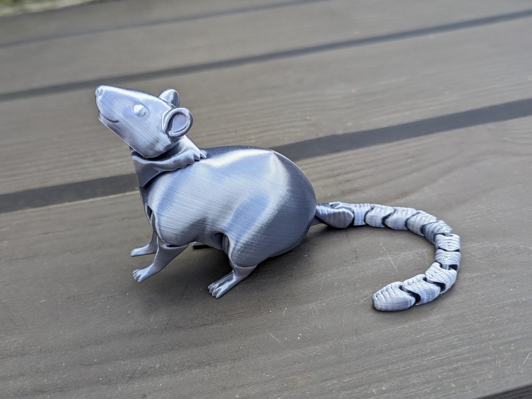 Articulated Rat Flexi Print Toy - Licensed Seller - Etsy