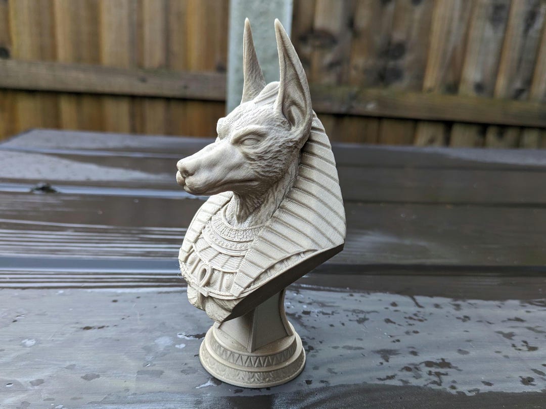 Anubis Jackal 3D Print Ancient Egyptian Bust - Etsy