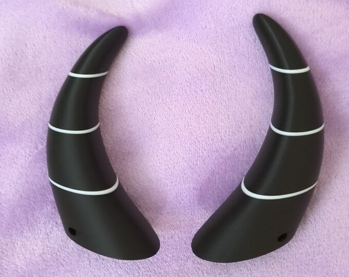 3D Printed Helluva Boss Style Imp Horns female 4 Inches - Etsy