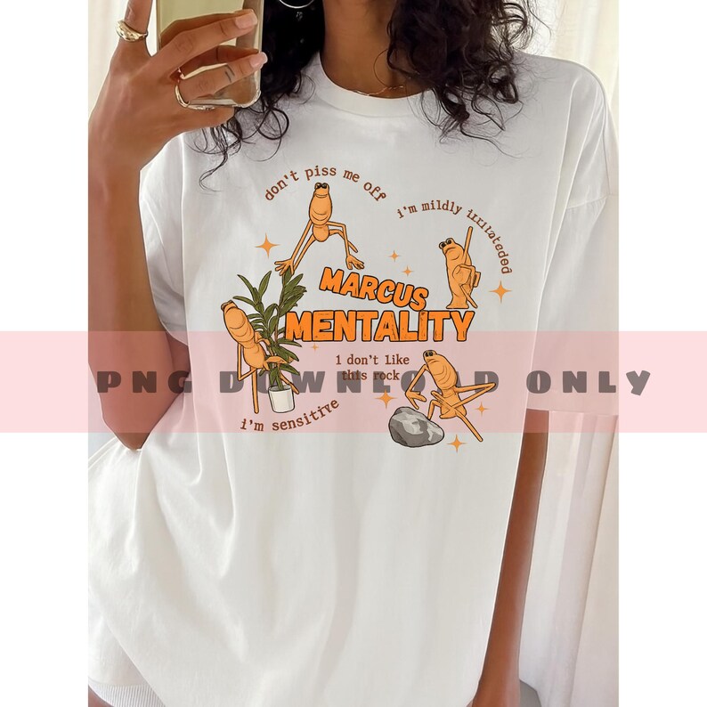 Marcus the Worm PNG, the Worm Ugly Brain Rot Graphic (digital Download ...